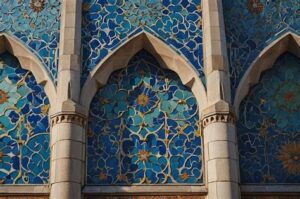 A Closer Look At The Iconic Blue Tiles Of The Mosque - Blog